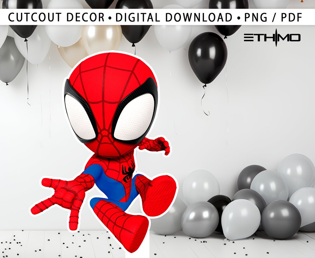 Spidey Cutout, Big Decor, Party Decorations, Birthday Prop, Yard Sign ...