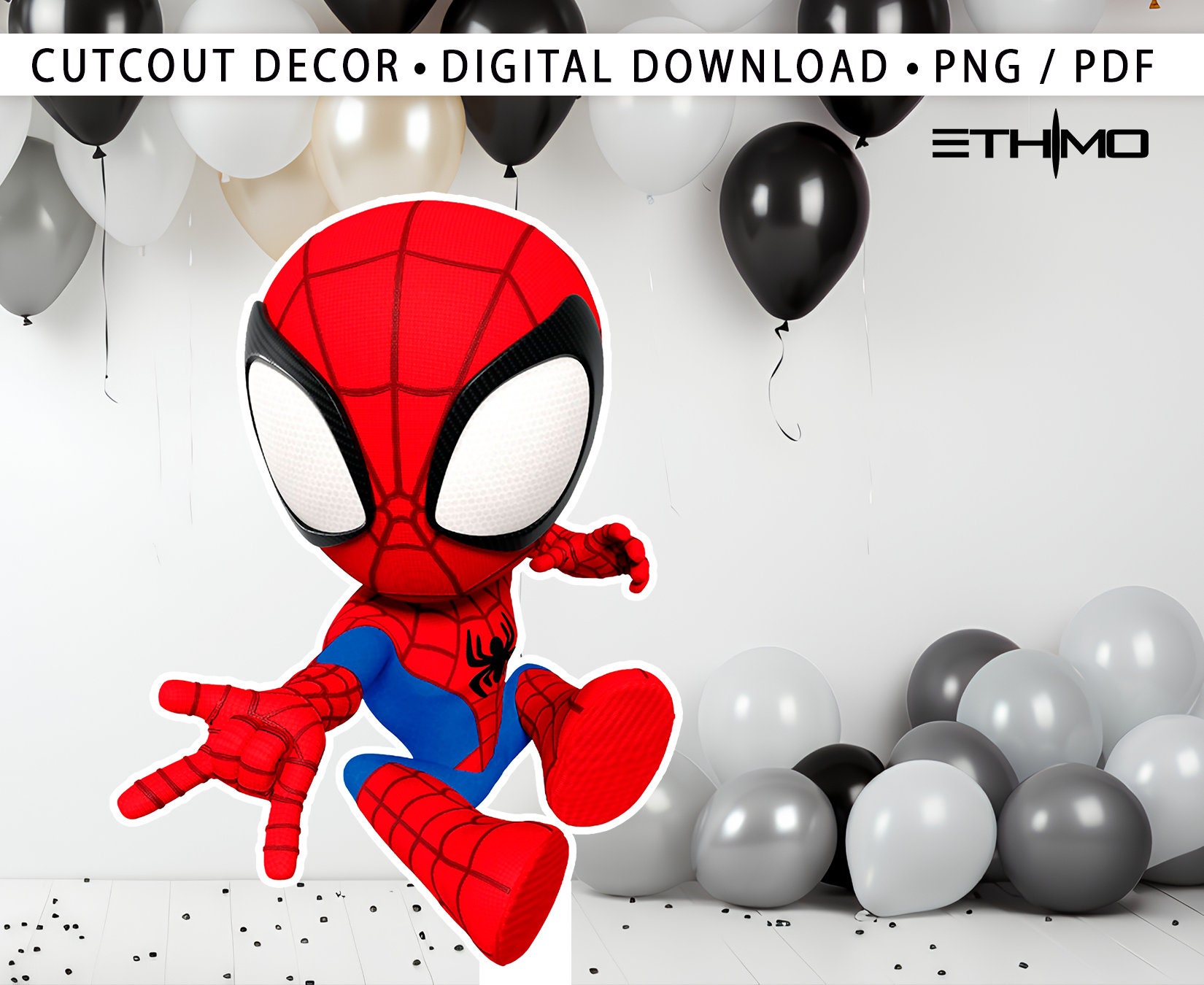 Spidey Cutout, Big Decor, Party Decorations, Birthday Prop, Yard Sign ...