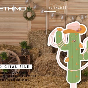 Cowboy Cutout, Big Decor, Party Decorations, Birthday Prop, Yard Sign ...