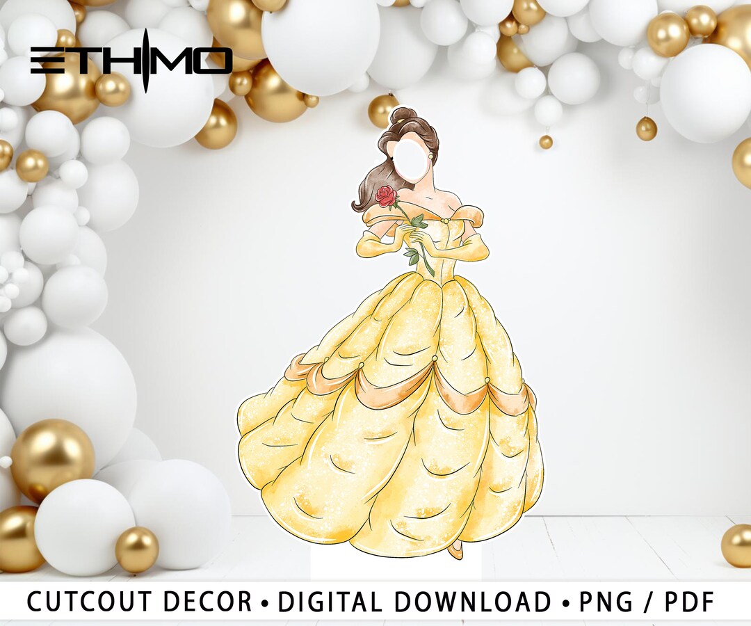 Princess Character Cardboard Cutouts Selfie - Party Decorations - Take ...