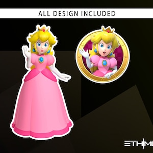 Peach Cutout - Peach Princess Backdrops - BIG DECOR , CUOTUT Party ...