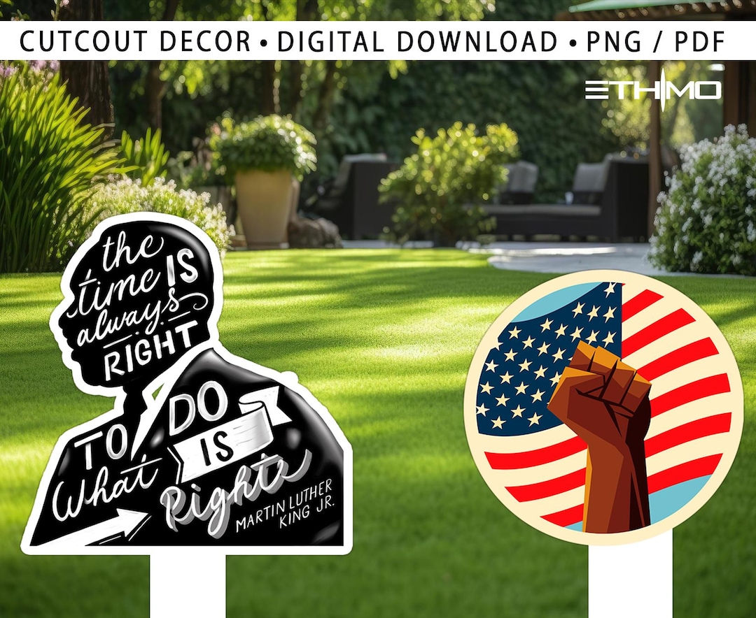 MLK Day Cutout, Backdrop Decor, MLK Day Decoration MLK Centerpiece ...