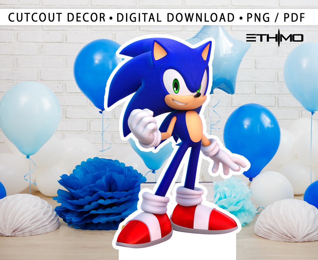 Sonic Character Cardboard Cutouts - Sonic Party Decorations - Take Your ...