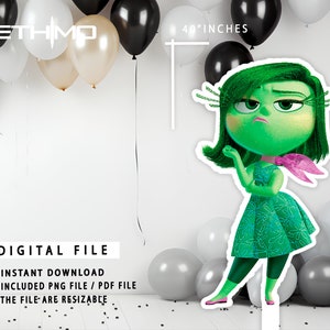 Inside Out Cutout, Big Decor, Party Decorations, Birthday Prop, Yard ...