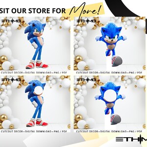 Sonic Character Cardboard Cutouts - Sonic Party Decorations - Take Your ...