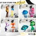 Inside Out Cutout, Big Decor, Party Decorations, Birthday Prop, Yard ...
