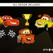 Cars Cutout, Cars Movie Big Decor, Cars Party Decoration Theme Baby ...