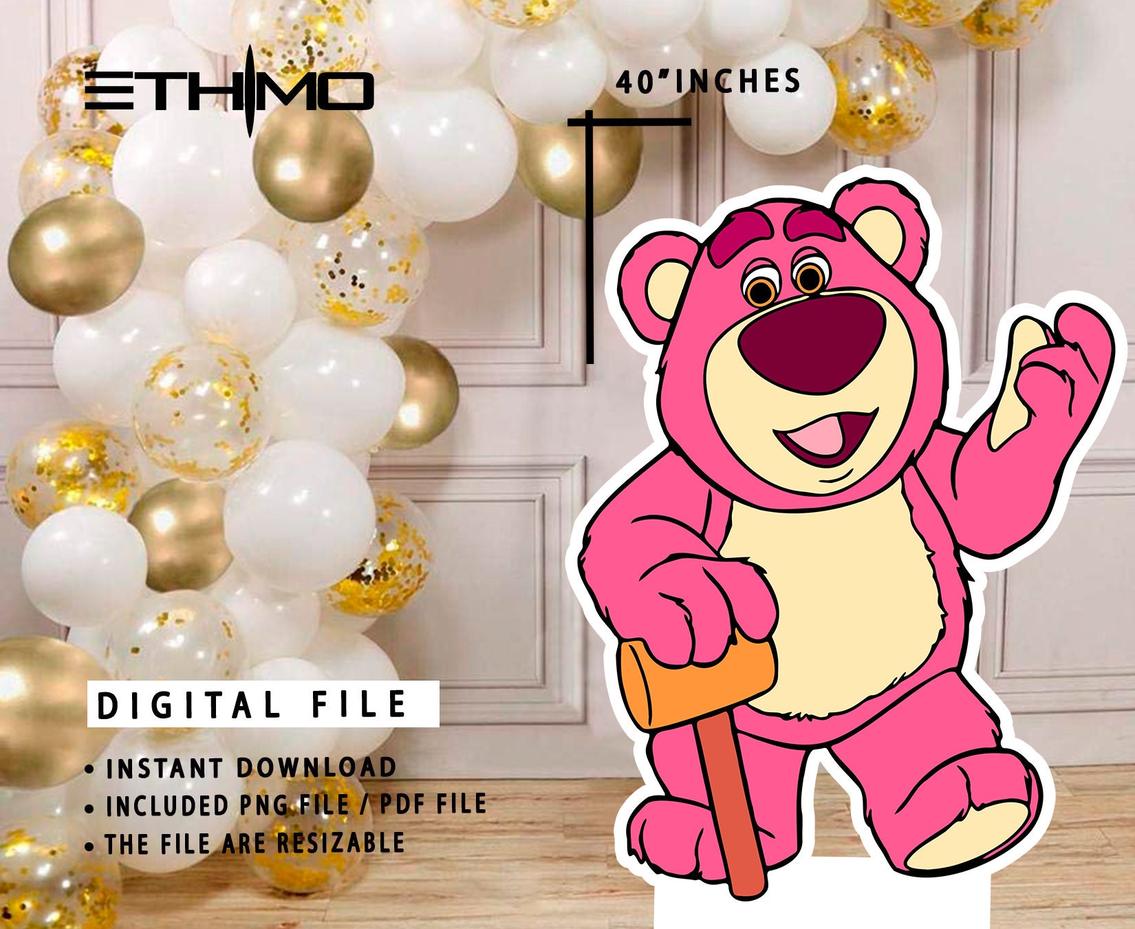 Toy Story Cutout, Toy Story Decor, Lotso Toy Story Party Decoration ...