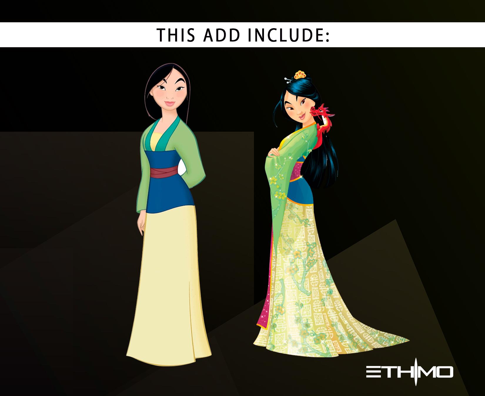 BIG DECOR PRINCESS Mulan Cutout, Decor, Party Decoration Theme ...