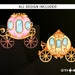 CARRIAGE BIG DECOR Cutout Princess Birthday Party Magical Floral ...
