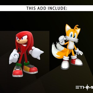 Sonic Character Cardboard Cutouts - Sonic Party Decorations - Take Your ...