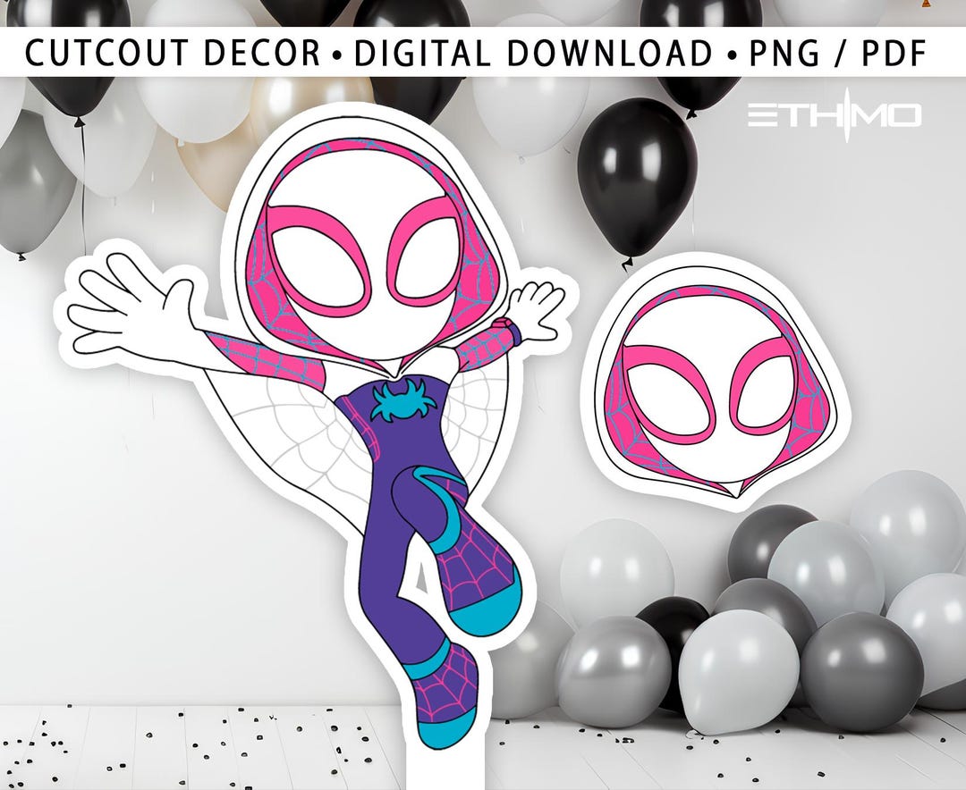 Spider Cutout, Big Decor, Party Decorations, Birthday Prop, Yard Sign ...