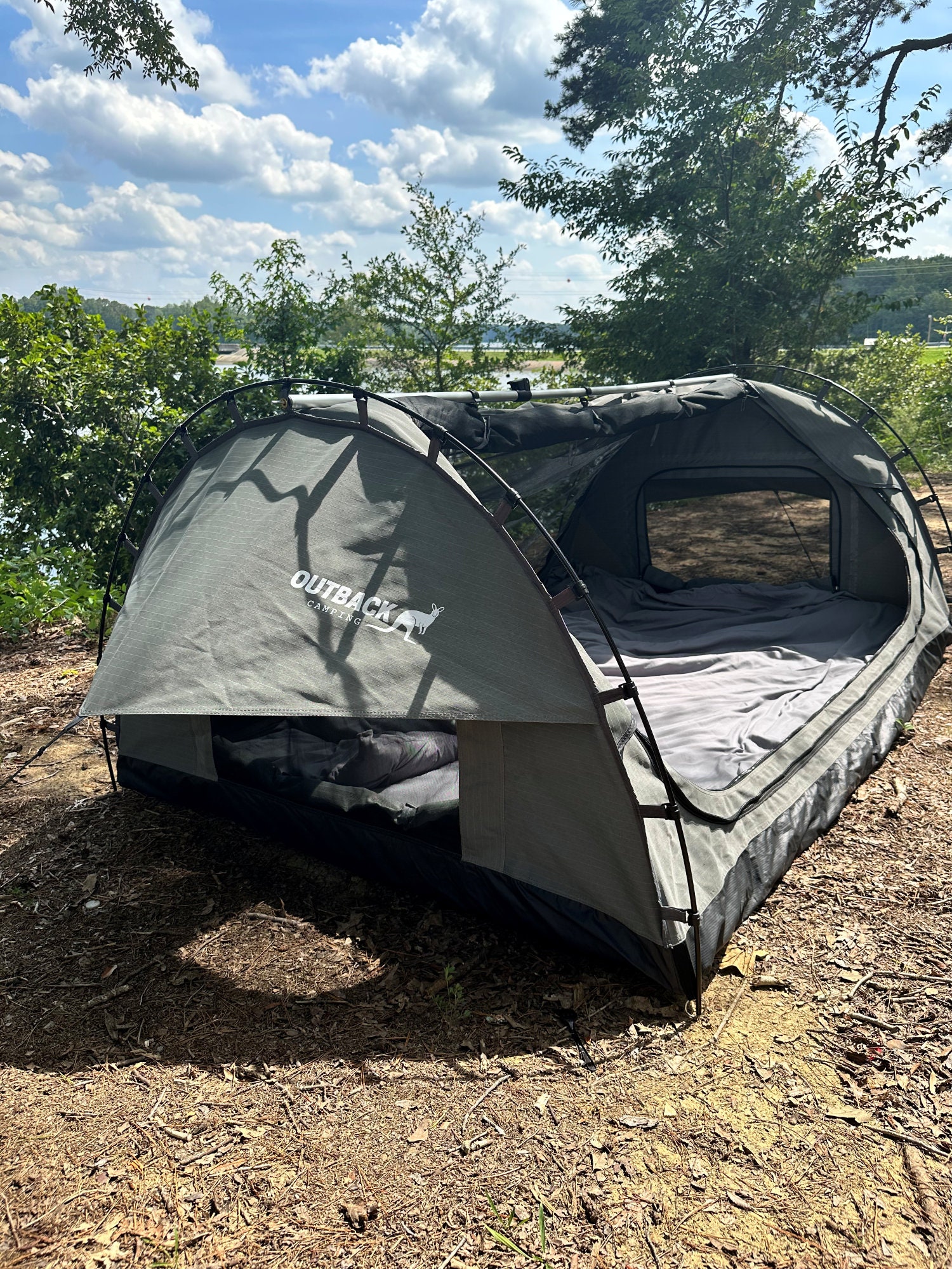 Waterproof Canvas 2-person Swag Tent: Outback Camping - Etsy