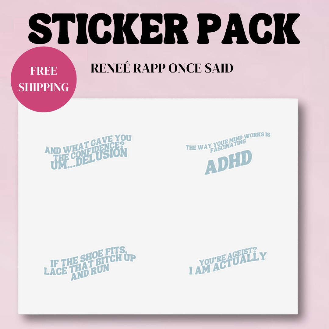 Reneé Rapp Sticker Sheets, Renee Rapp Merch, Renee Rapp Once Said - Etsy