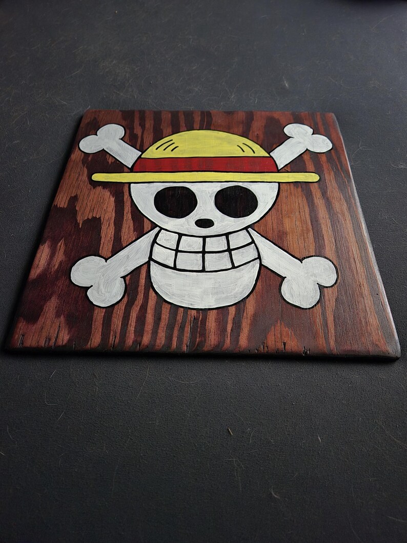 One Piece Straw Hat Jolly Roger - Etsy