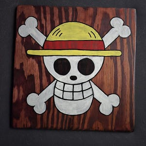 One Piece Straw Hat Jolly Roger - Etsy