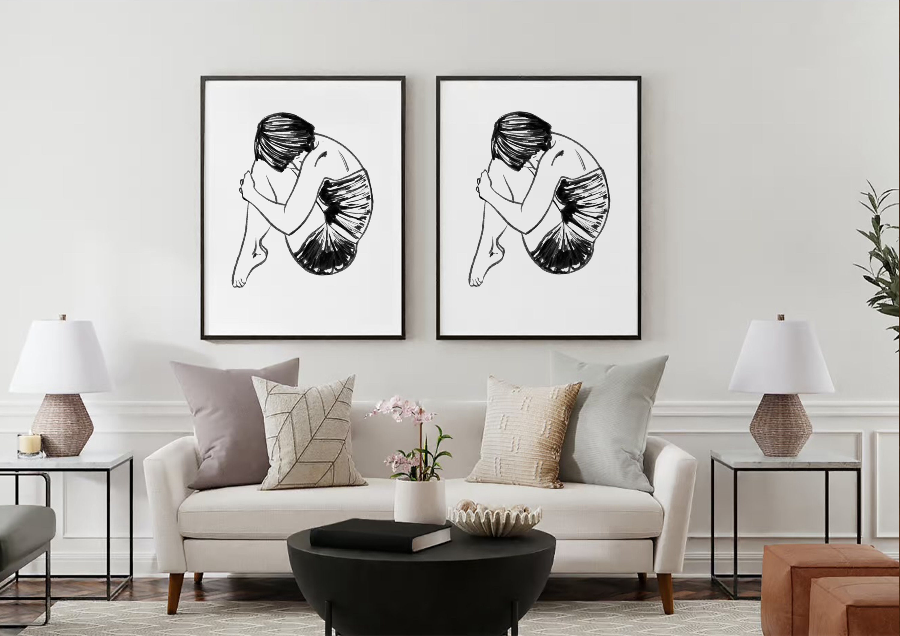 Wall Art Set, Minimalist Wall Art, Minimalist Fine Art Print, Art for ...