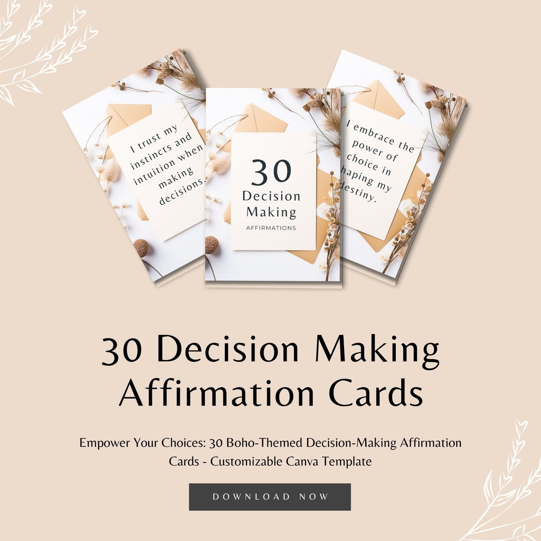 Business Affirmation Cards Affirmations for Small Business Owners ...