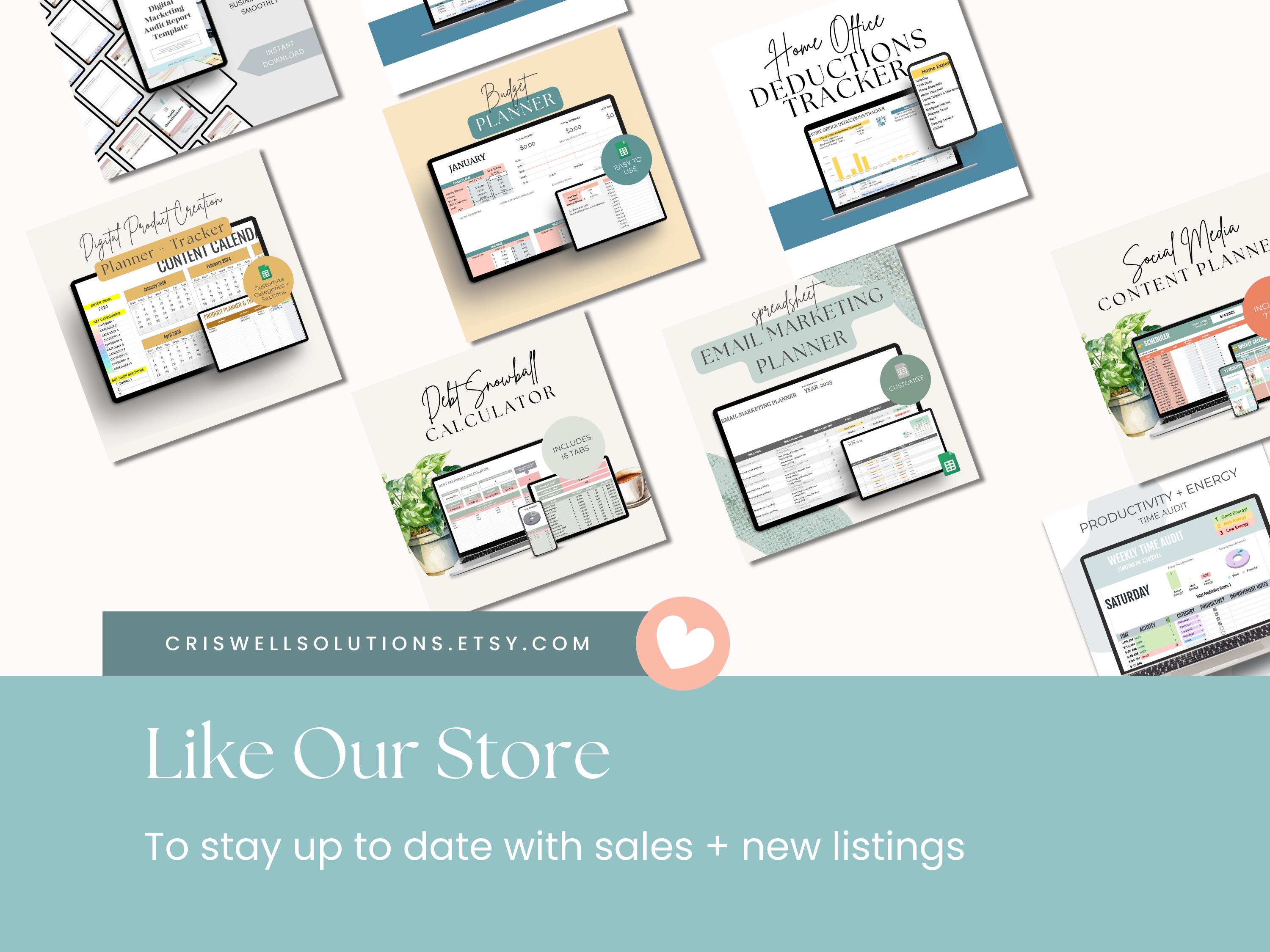 Canva Quick Links Landing Page | Link in Bio Template for Canva - Etsy