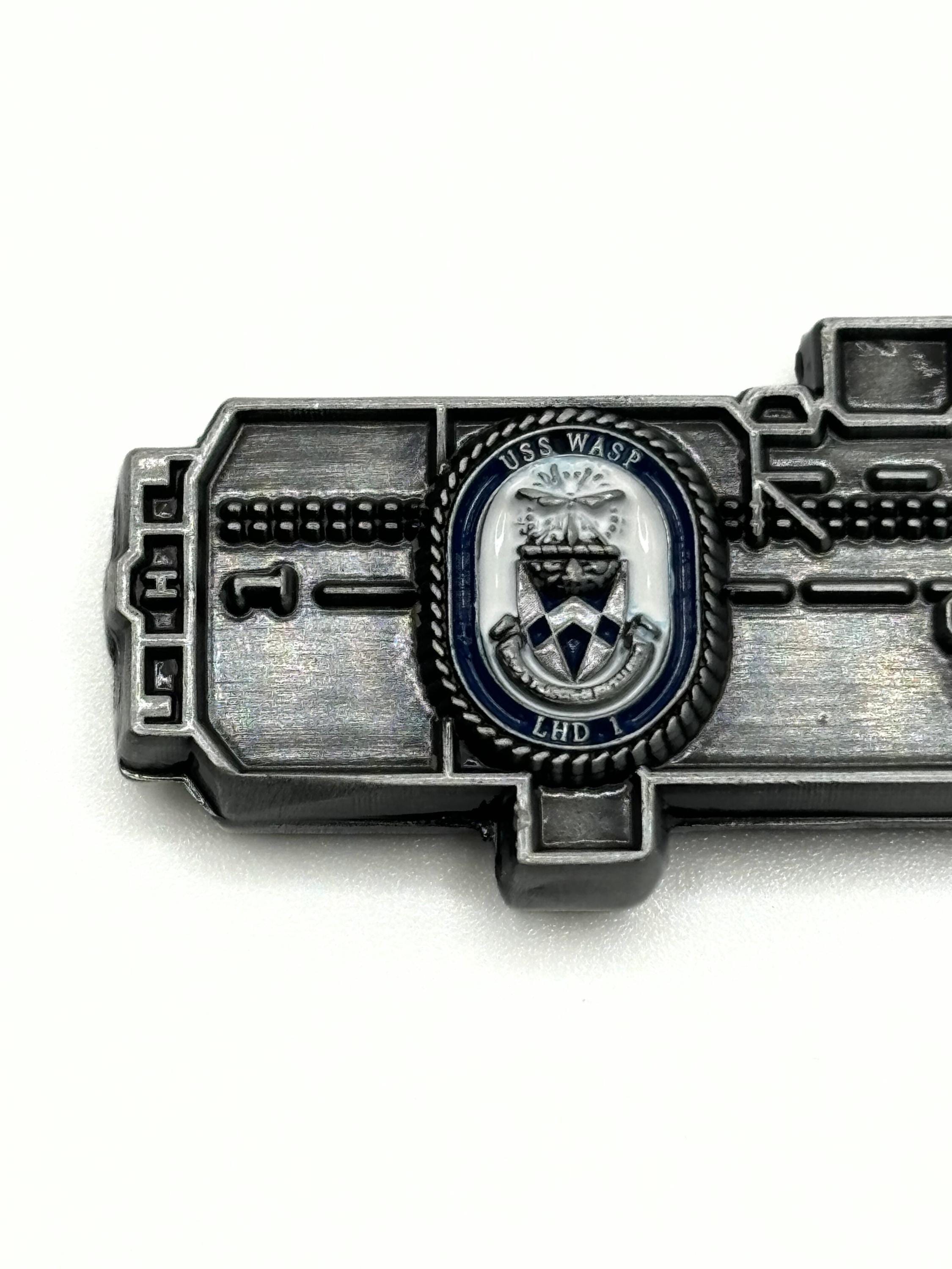 USS Wasp (LHD-1) US Navy Challenge Coin - Etsy
