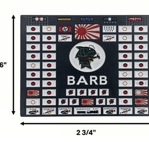 USS Barb (SS-220) WW2 Submarine Challenge Coin -battle Flag Shaped - Etsy