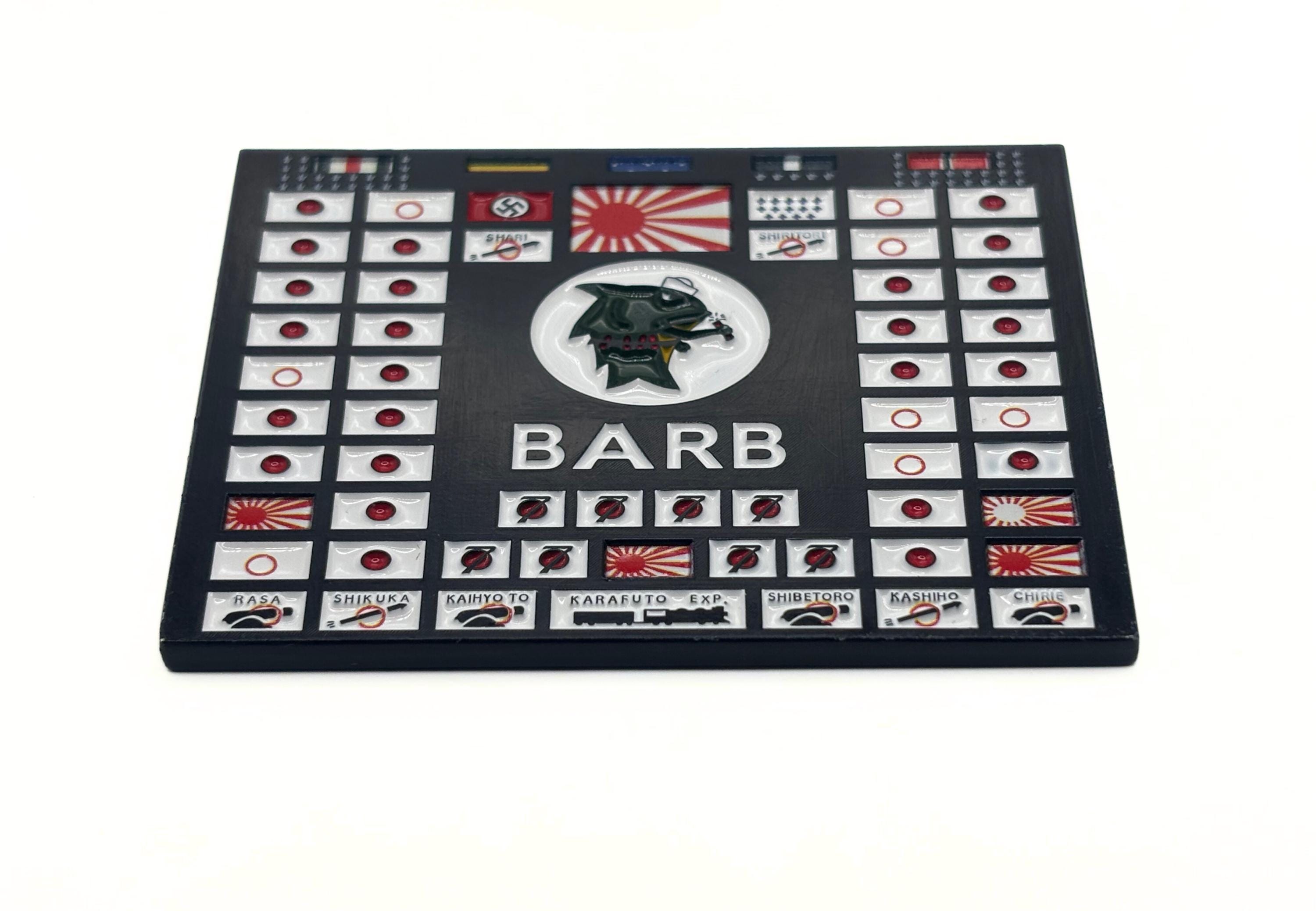 USS Barb (SS-220) WW2 Submarine Challenge Coin -battle Flag Shaped - Etsy
