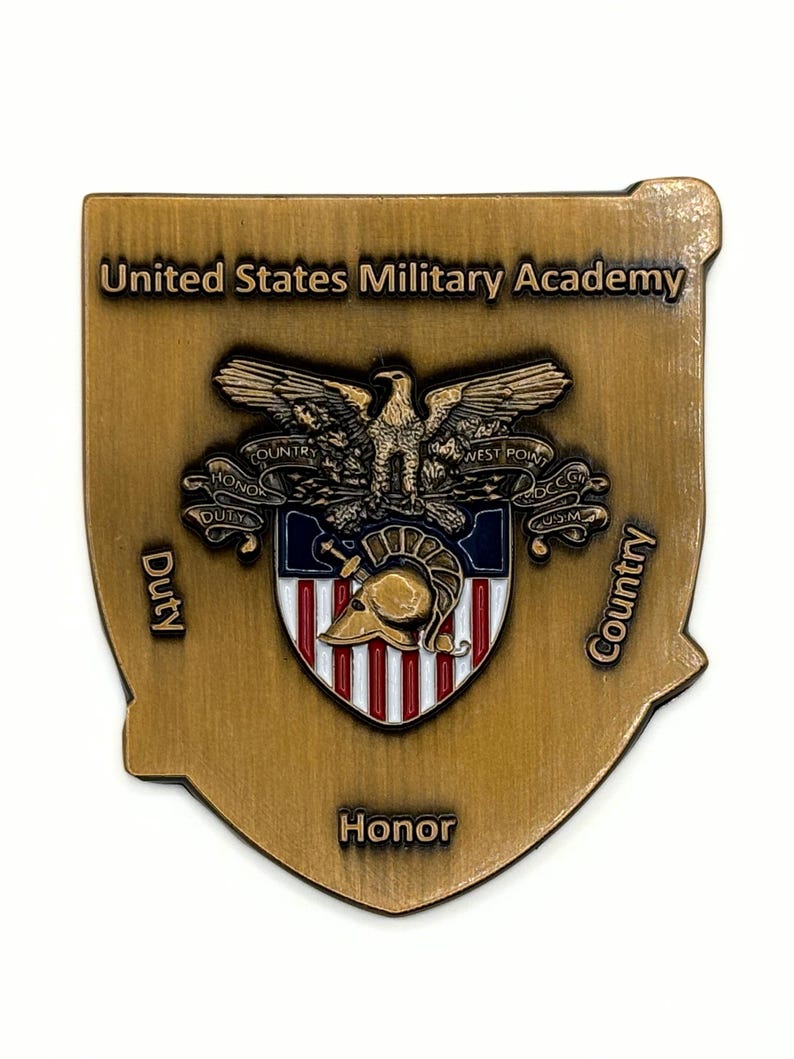 USMA Challenge Coin Black Knight Logo Shaped - Etsy