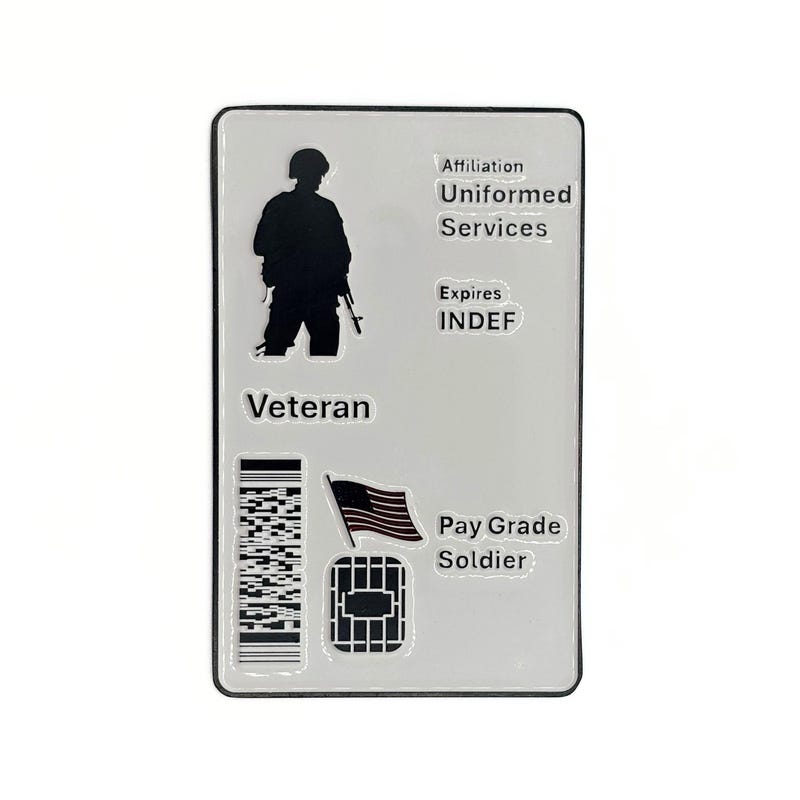 Army Id Card - Etsy