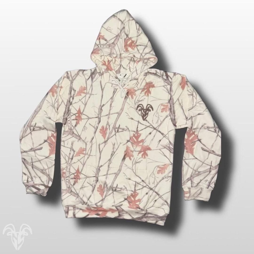 Vintage White Camo Hoodie: Acid Washed Pullover Sweater - Etsy