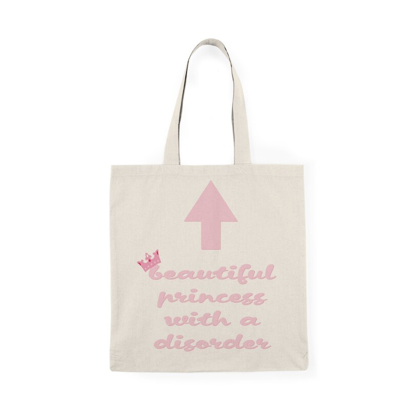 BPD Beautiful Princess Natural Cotton Tote Bag Cute Funny Mental Health ...