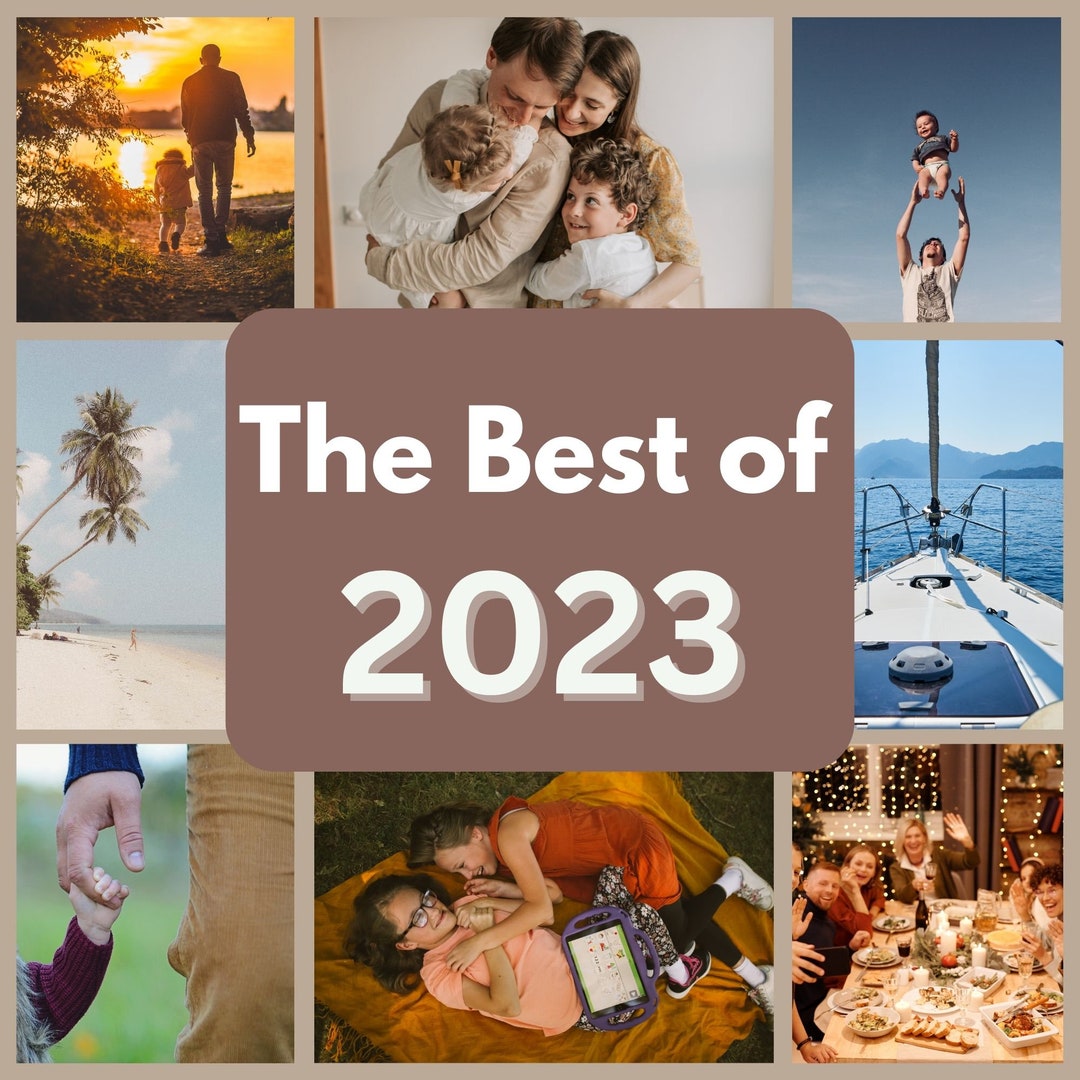 Customizable Year-in-review Scrapbook Canva Template - Etsy
