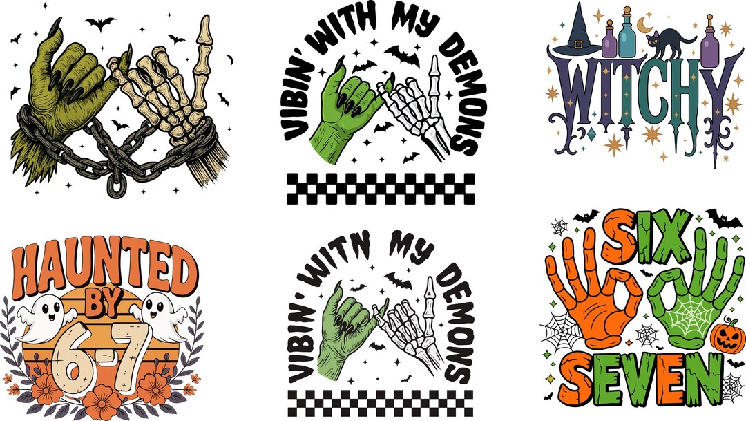 Witch Skeleton Hands PNG: Funny Halloween Clipart (digital Download) - Etsy