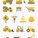 Construction Trucks SVG Bundle: Excavator, Dump Truck Clipart (digital ...