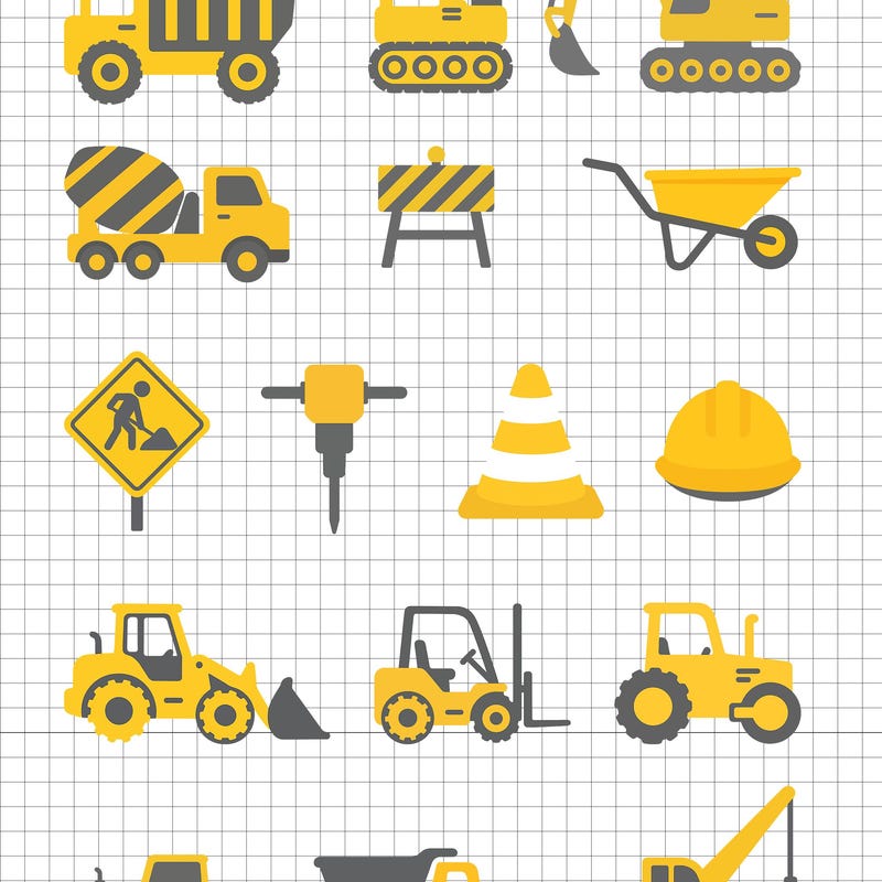 Sign Construction Svg - Etsy Canada