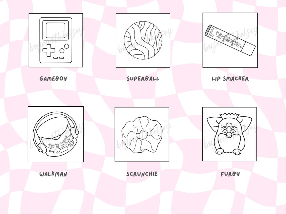 90s Coloring Pages for Adults Coloring Books for Kids Coloring Sheets ...