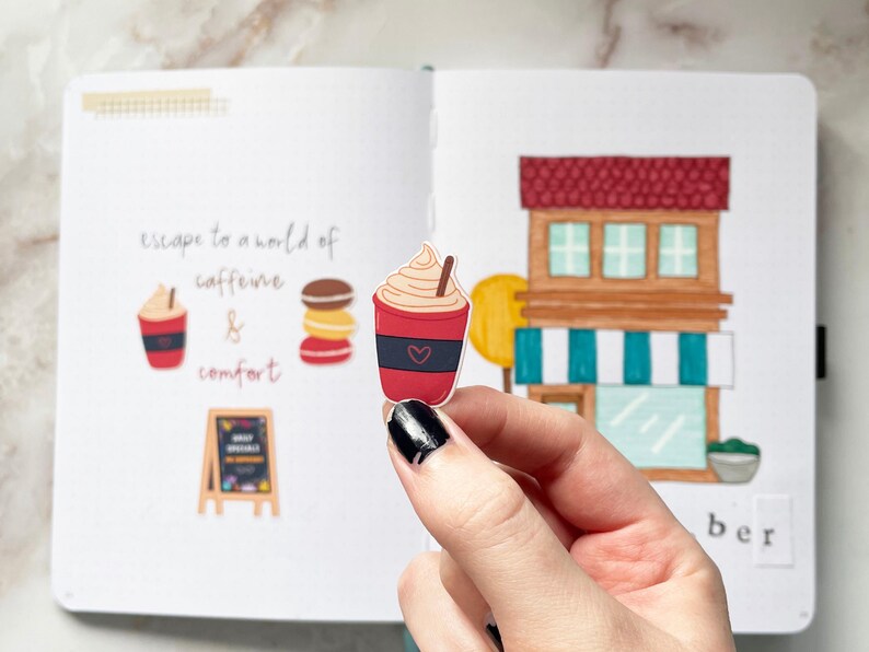 Frappuccino Stickers Coffee Decal for Tumbler Accessories for Stanley ...