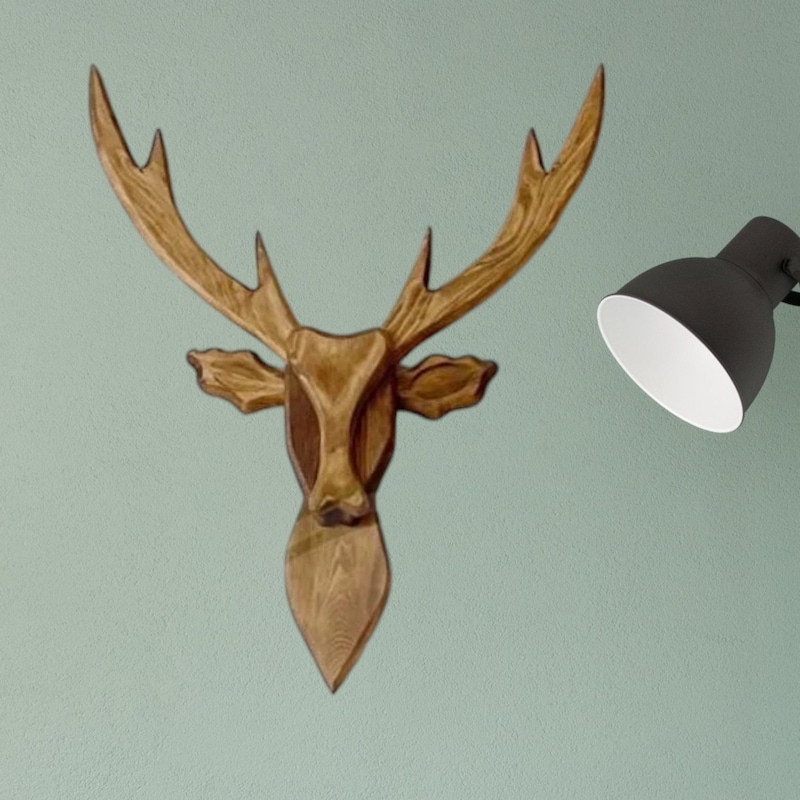 Deer Head Wall Decor - Etsy