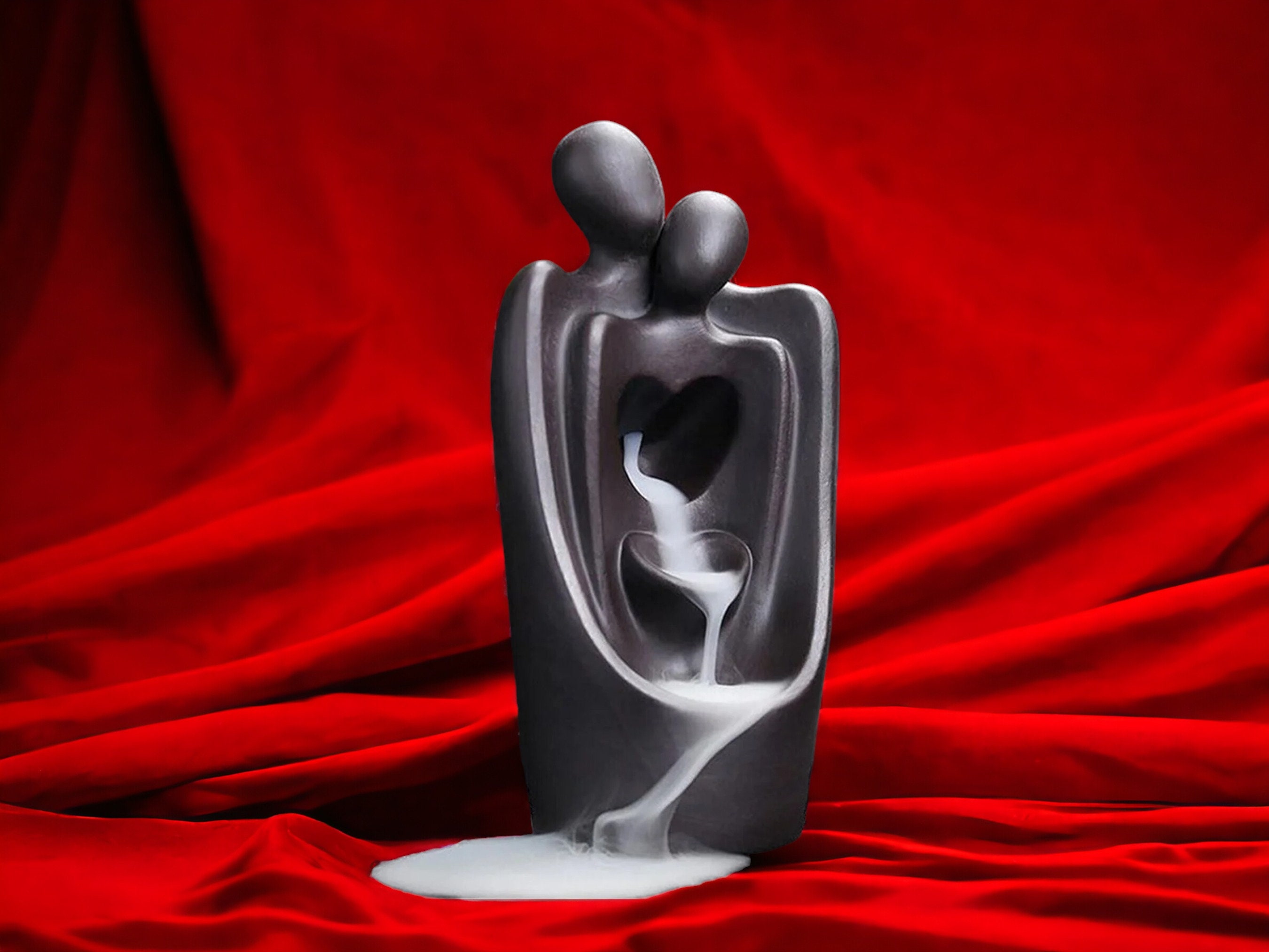 Entwined Love Incense Holders Real Stone Craftsmanship Set of 2 - Etsy