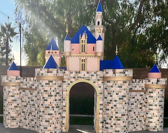 Collapsible Castle Wall/castle Backdrop/ Party Backdrop - Etsy