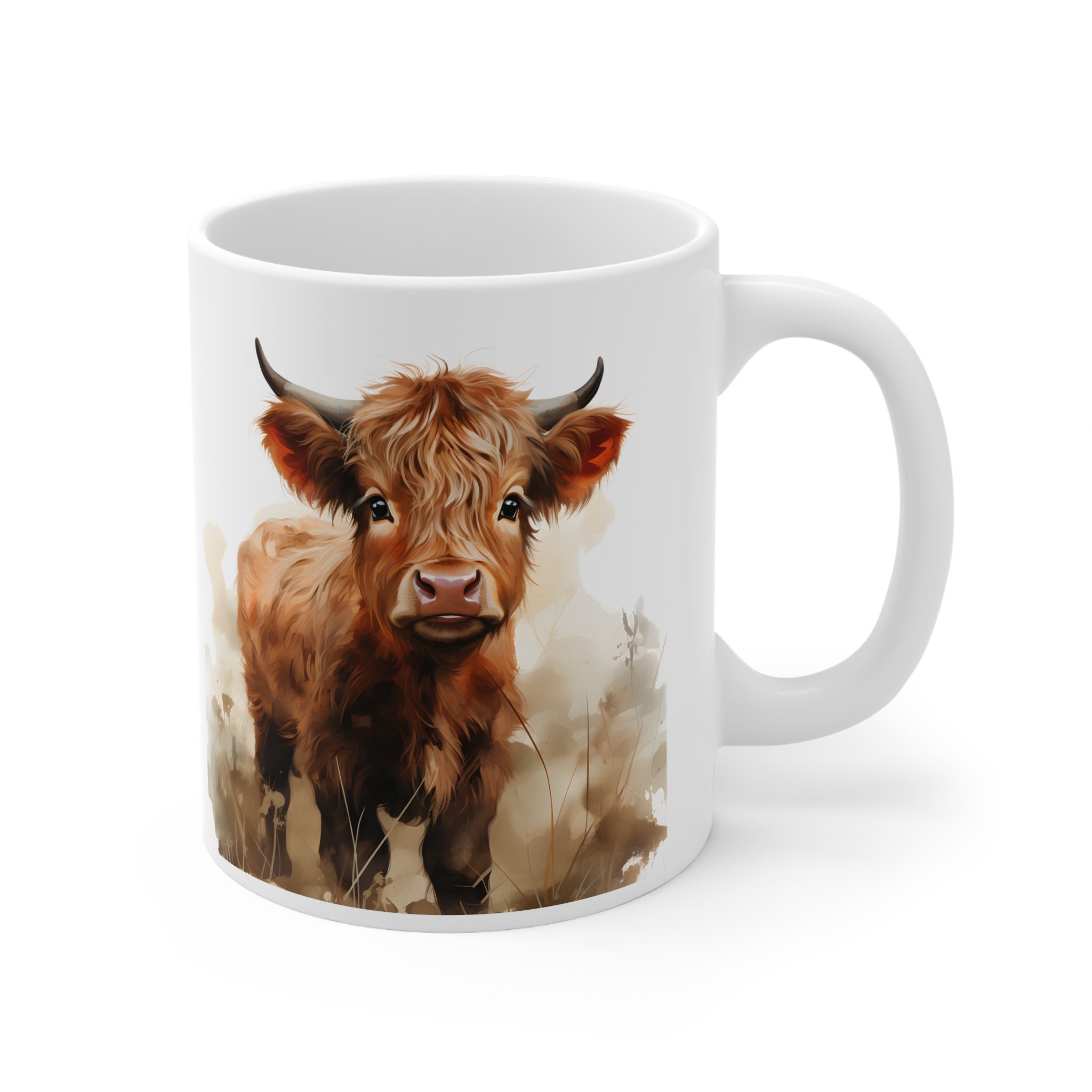 Highland Cow Mug, Cute Cow Mug, Highland Cow Gift, Cow Gift for Cow ...