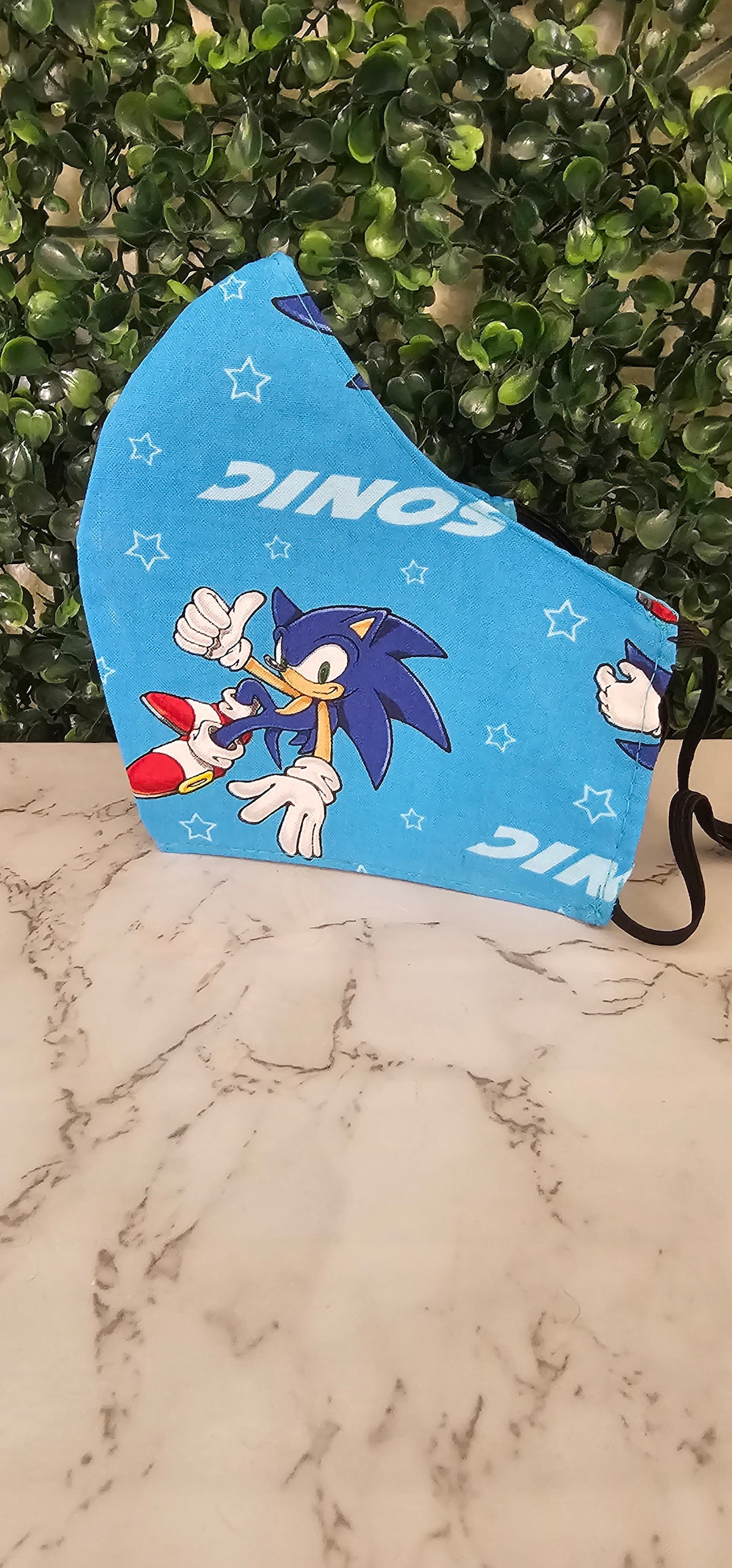 Sonic Facemask - Etsy
