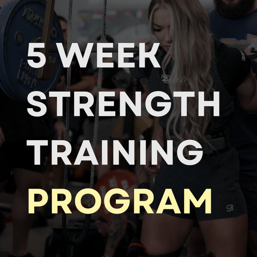 5 Week Strength Training Program - Etsy