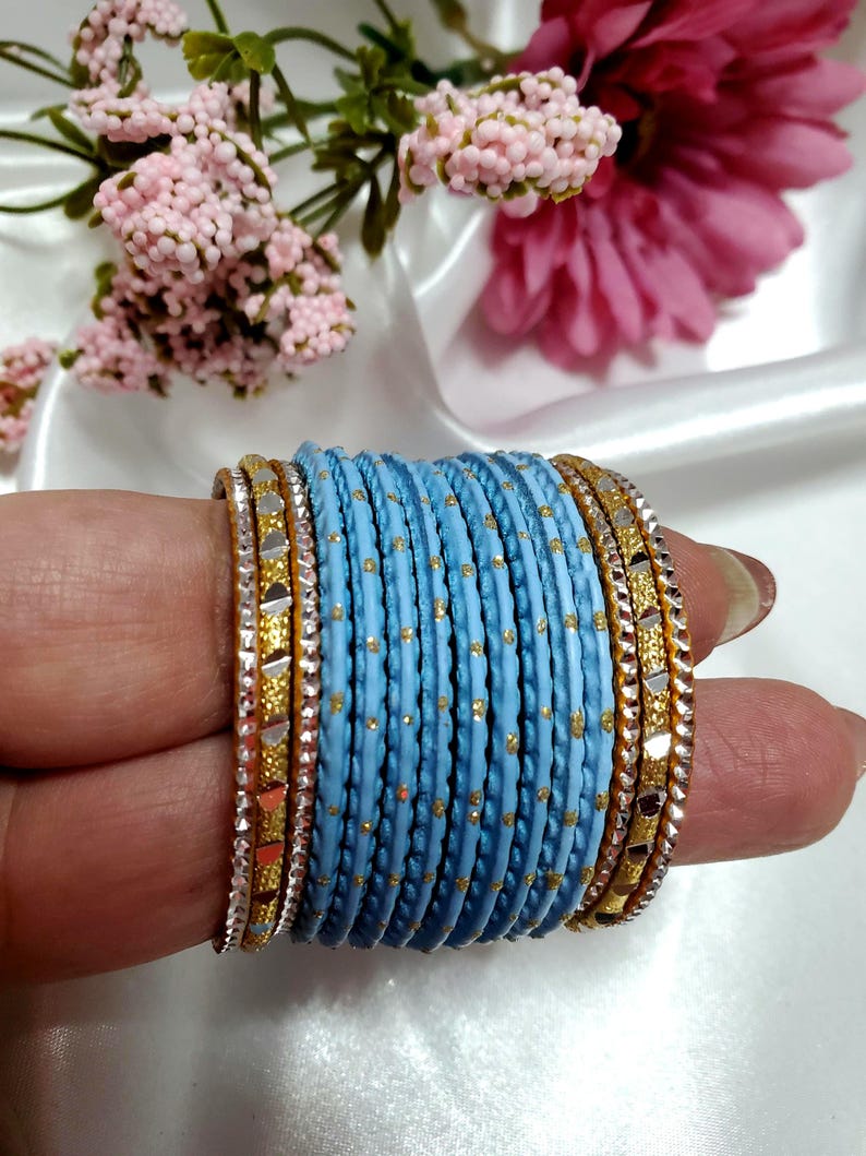Kids Metal Bangle Set Indian Pakistani Churi | Churiyan Bangles ...