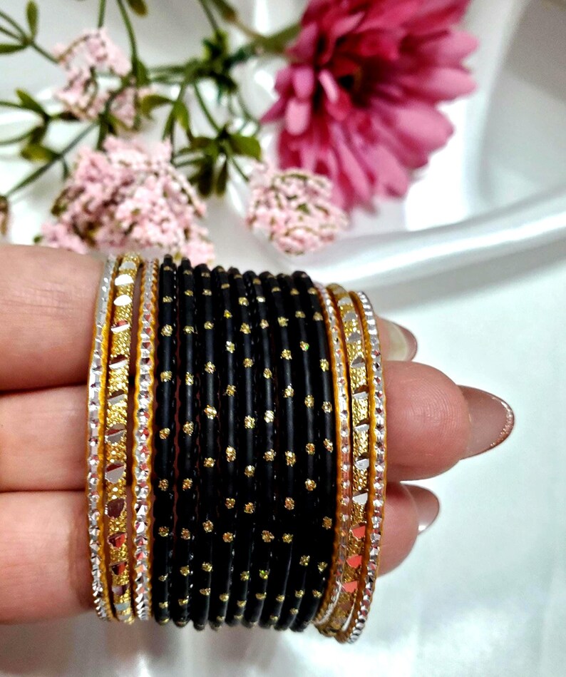 Kids Metal Bangle Set Indian Pakistani Churi | Churiyan Bangles ...