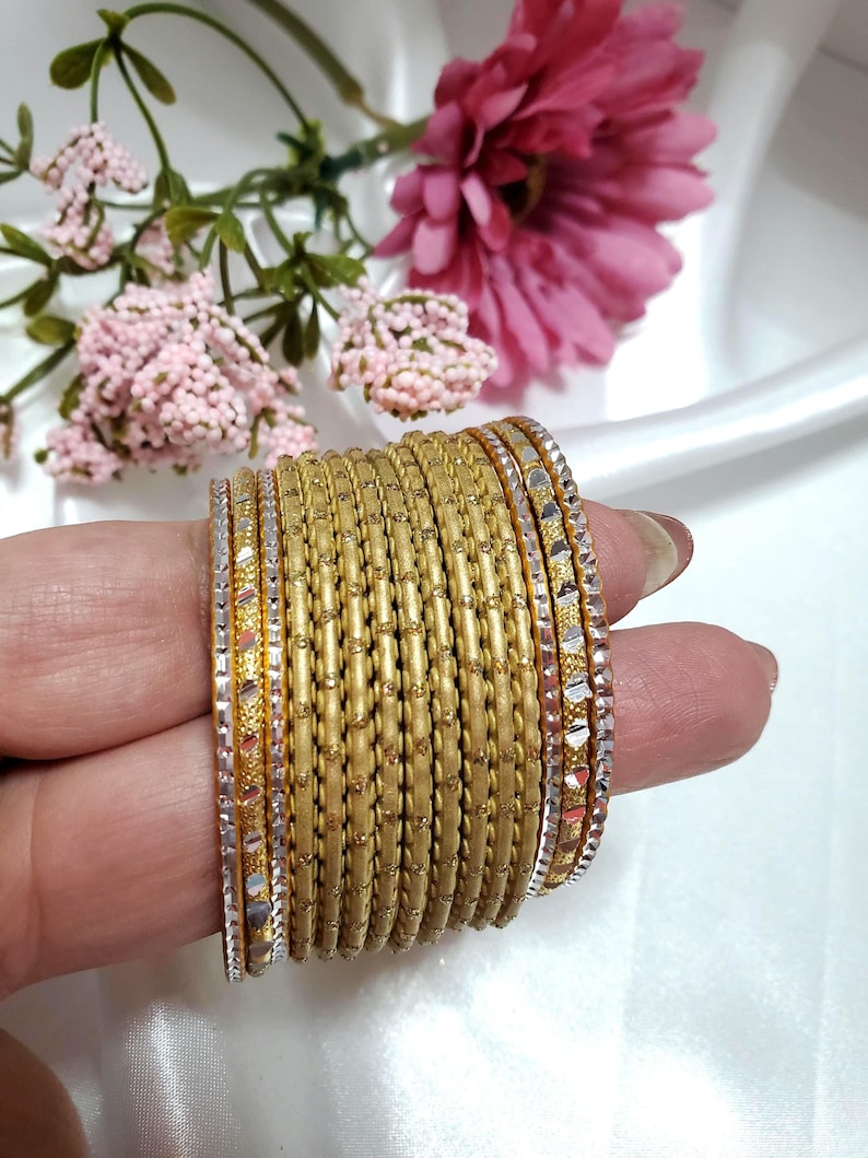 Kids Metal Bangle Set Indian Pakistani Churi | Churiyan Bangles ...