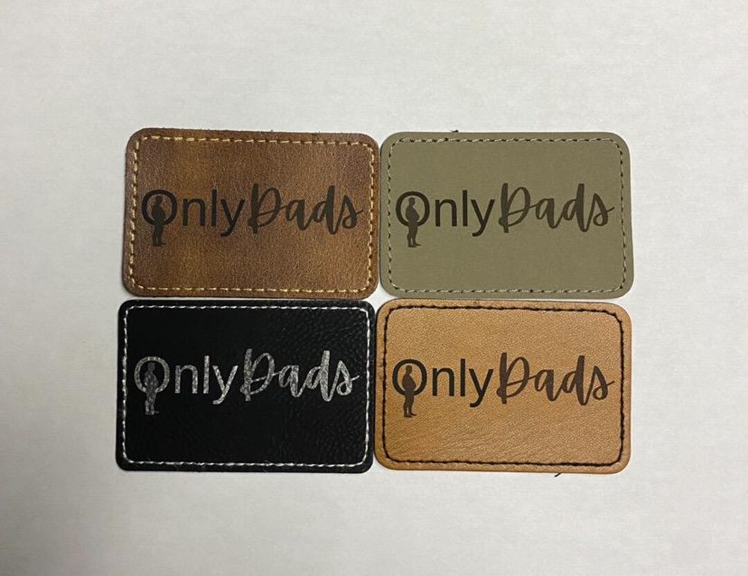 Only Dads Leather Patch - Etsy