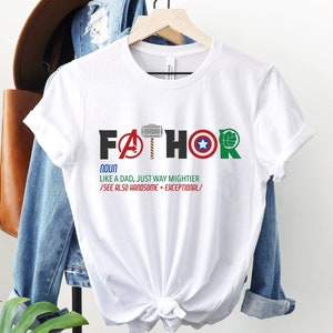 Fathor Shirt, Fathor Like a Dad but Way Cooler Shirt, Fathers Day Gift ...