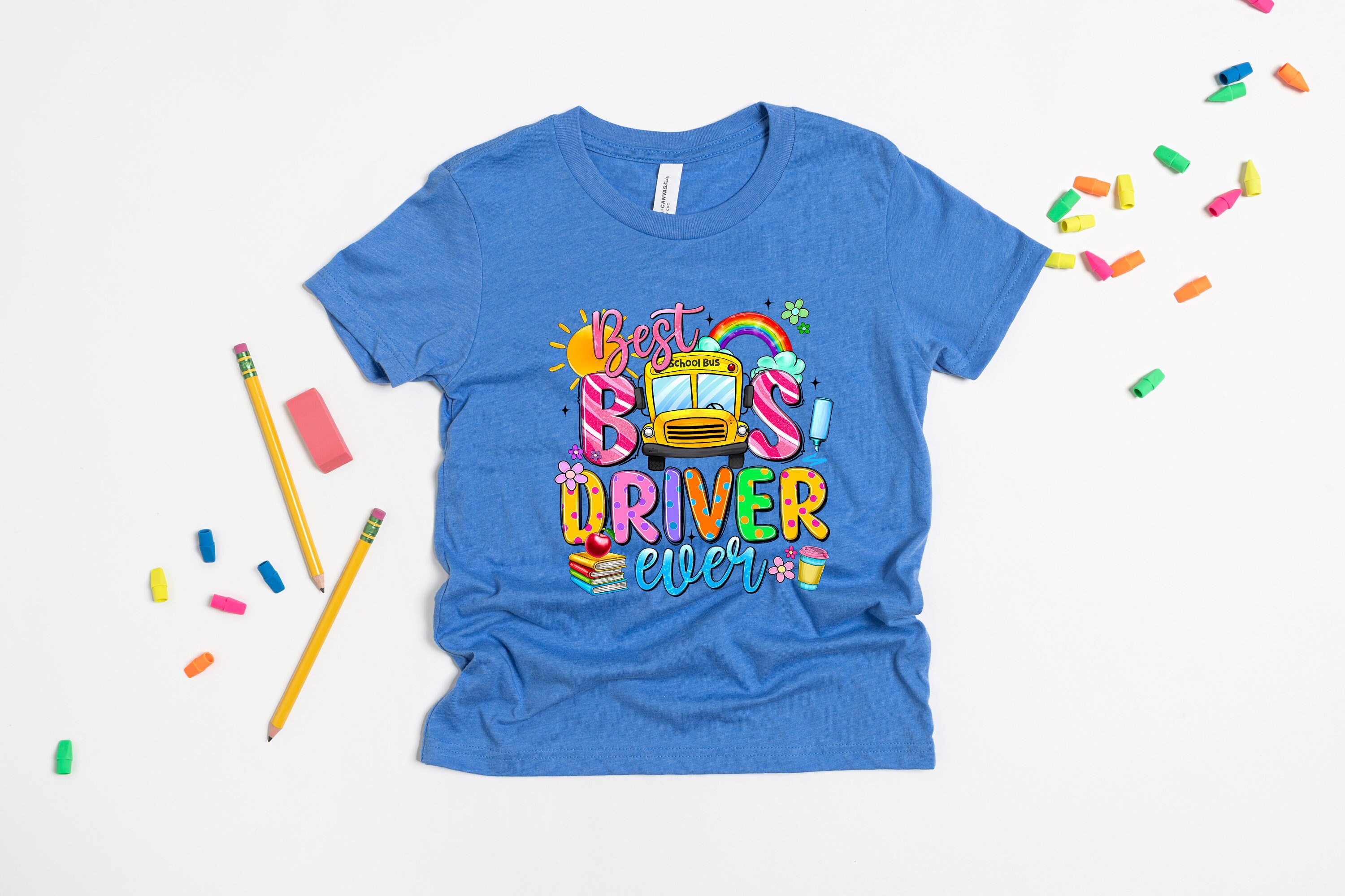 Best Bus Driver Ever Shirt, School Bus Driver Shirt, Appreciation Gift ...