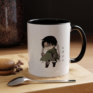 Levi Ackerman Mug, Attack on Titan Mug, Anime Mug, Shingeki No Kyojin ...