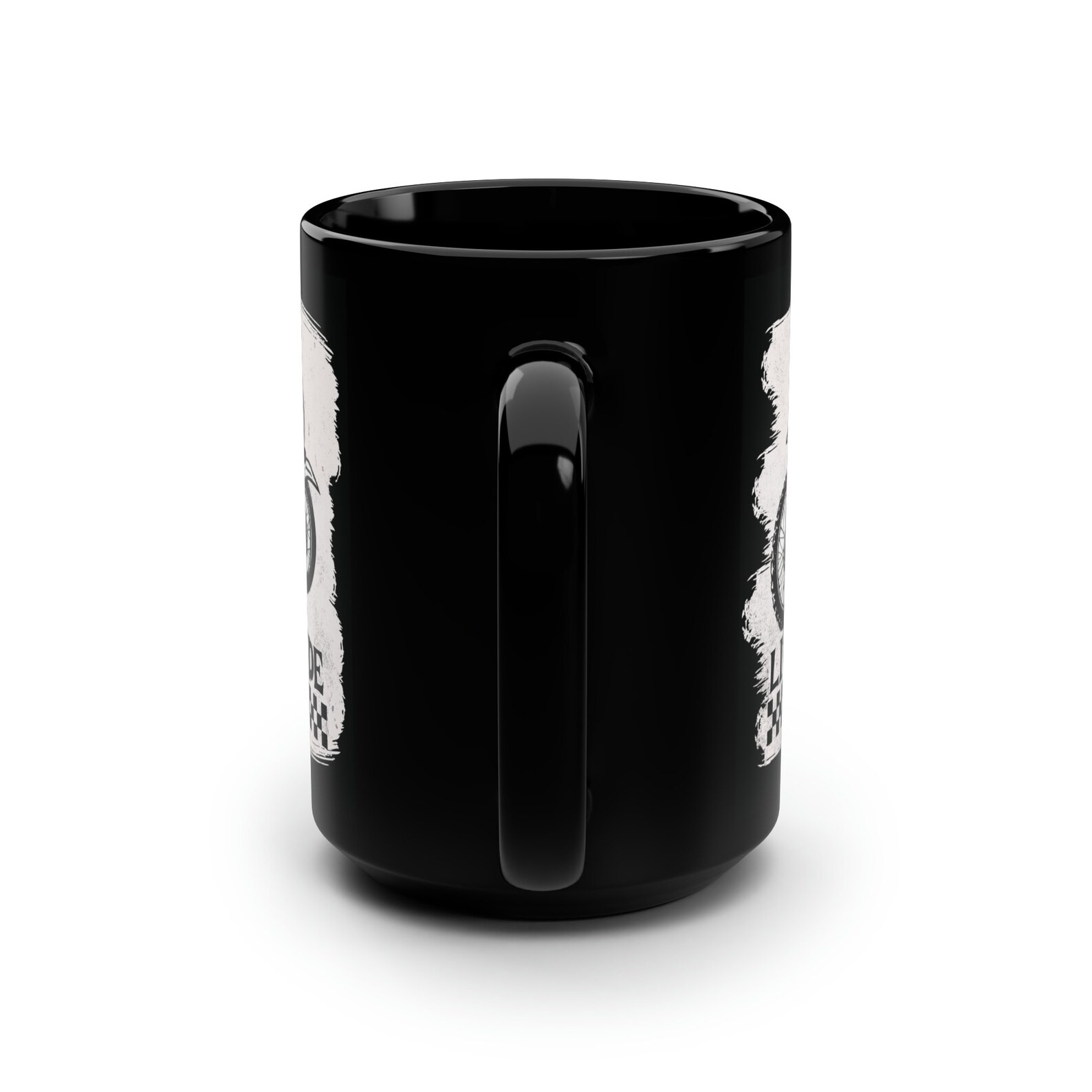 Coffee Cup Motorcycle, Coffee Mug Dirt Bike Enthusiast, Black Mug 15oz ...